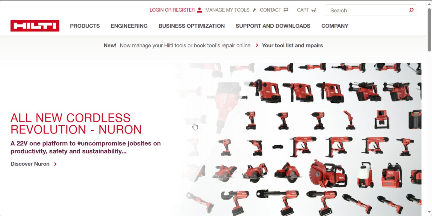 Tutorial Login or Register on HOL - Hilti Malaysia